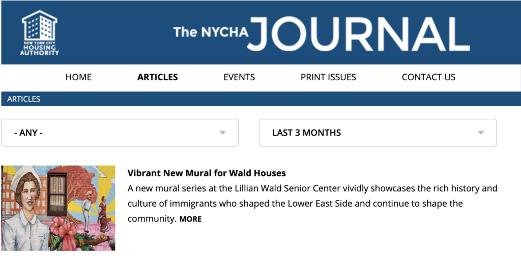 Vibrant New Murals at NYCHA - Thrive Collective