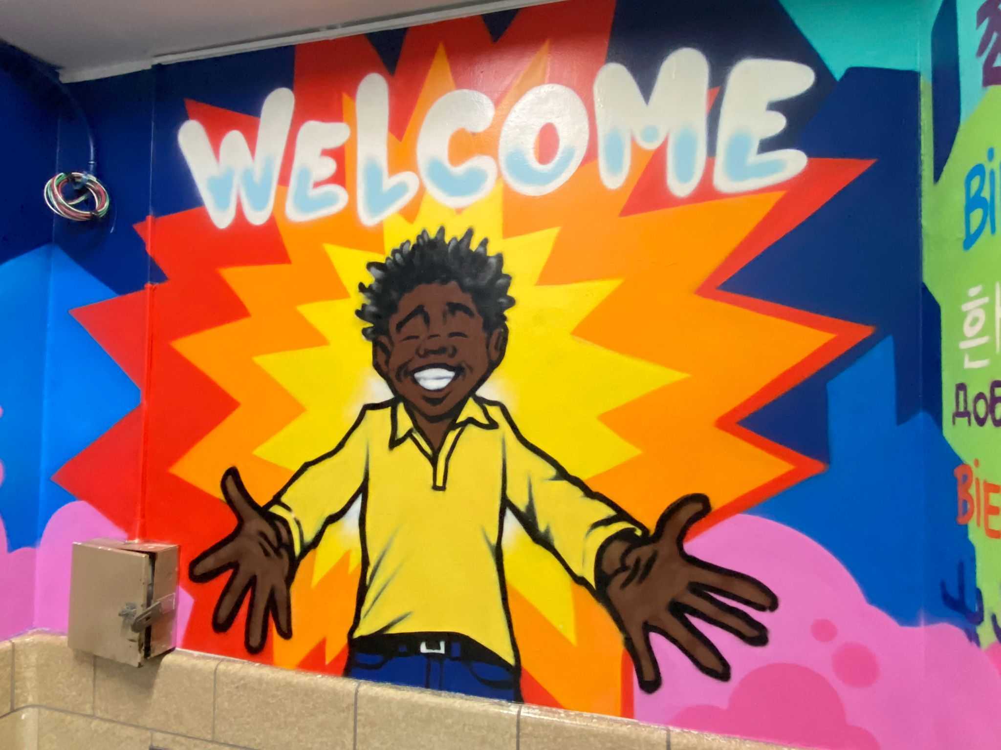 Legendary Graffiti Artists Transform P.S. 9 with Mural Makeover ...