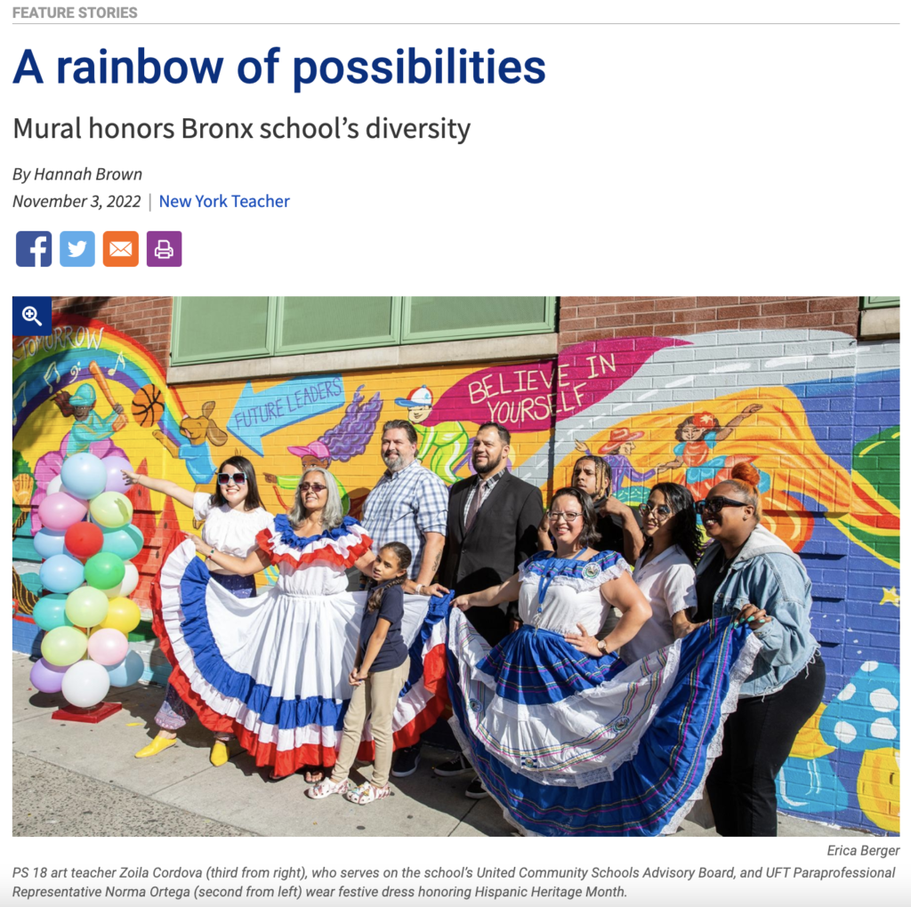 UFT Features "A Rainbow of Possibilities" - Thrive Collective