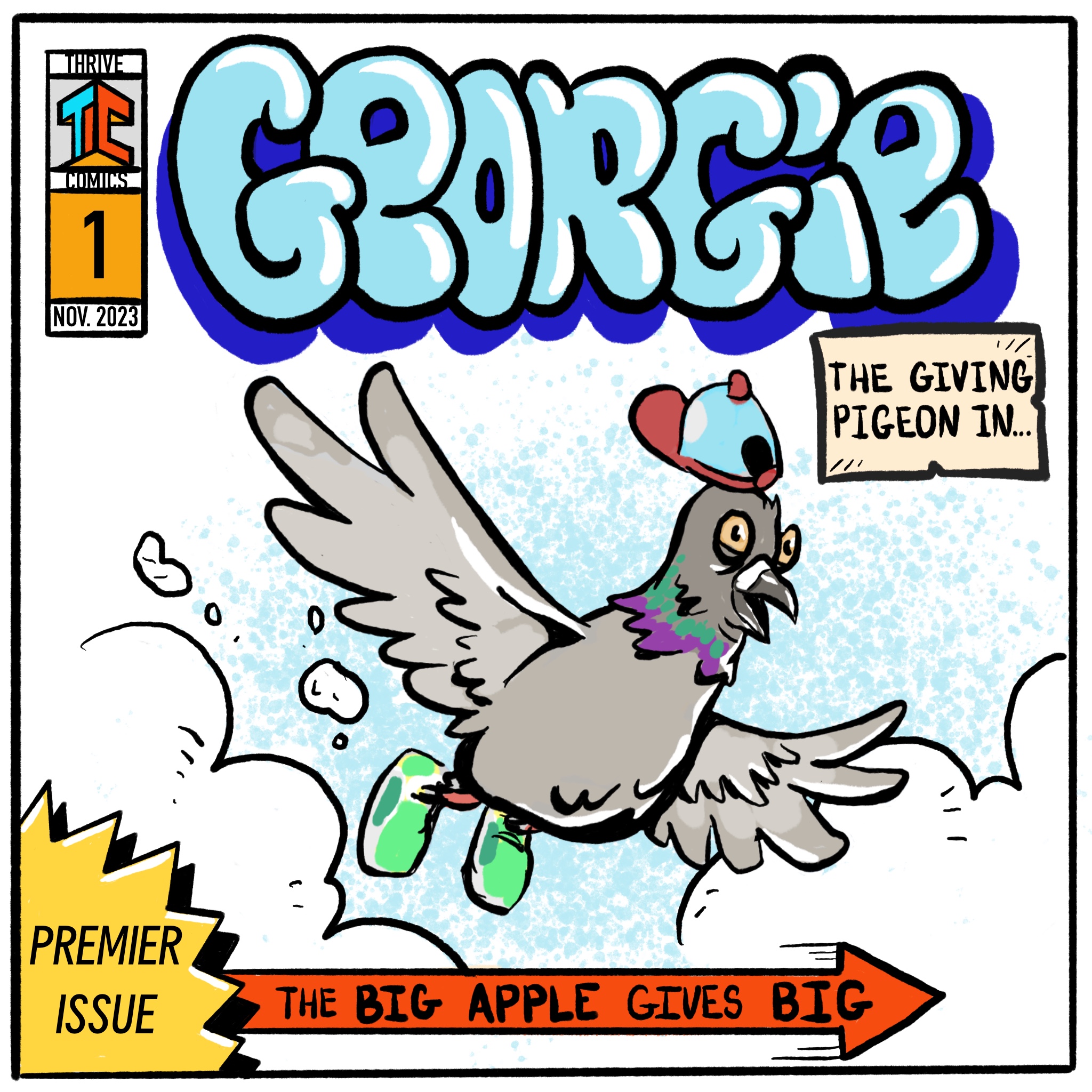 "The Big Apple Gives Big," Featuring Georgie the Giving Pigeon - Thrive ...