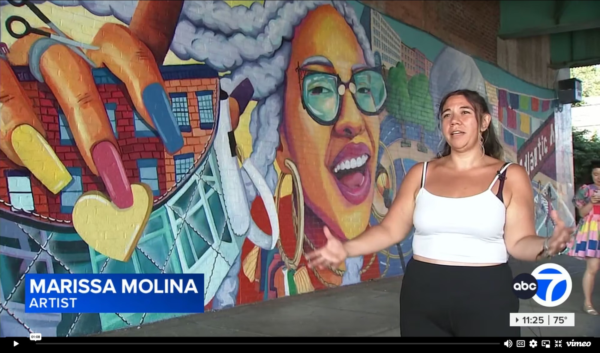 WABC 7 Reports on Atlantic Avenue Murals - Thrive Collective