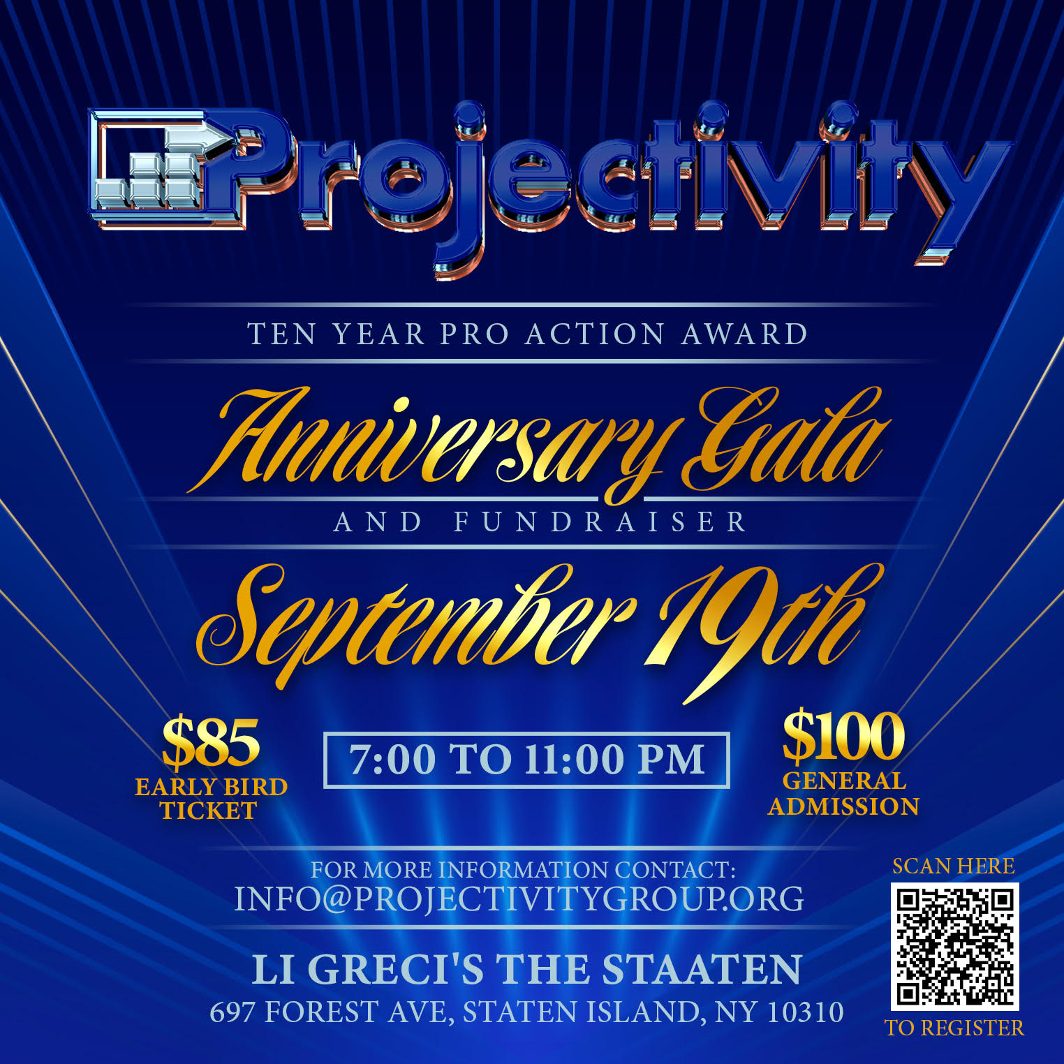 Celebrate Projectivity's 10th Anniversary Gala - Thrive Collective
